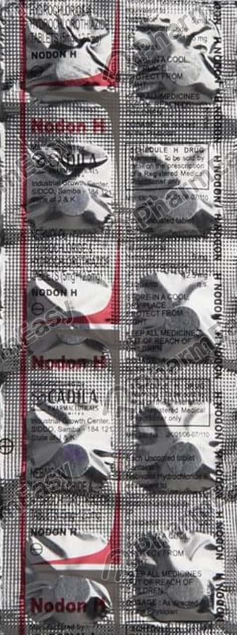 Nodon H Strip Of 10 Tablets: Uses, Side Effects, Price & Dosage | PharmEasy