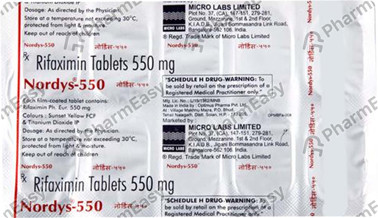 Nordys 400 MG Tablet (10): Uses, Side Effects, Price & Dosage | PharmEasy