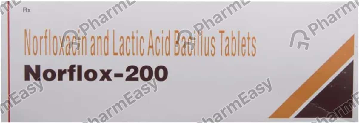 Buy Norflox 200mg Strip Of 10 Tablets Online at Flat 15% OFF | PharmEasy