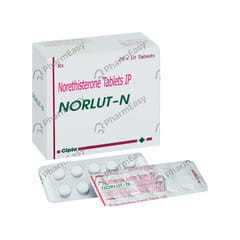 Norlut N 5 MG Tablet (10) - Uses, Side Effects, Dosage, Composition ...