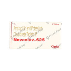Buy Novaclav 625mg Tablet Online at Flat 18% OFF* | PharmEasy