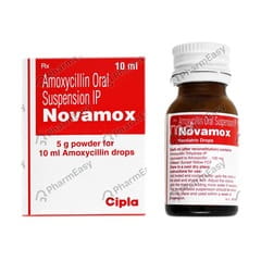 Novamox 100 MG Oral Drop (10) - Uses, Side Effects, Dosage, Composition ...