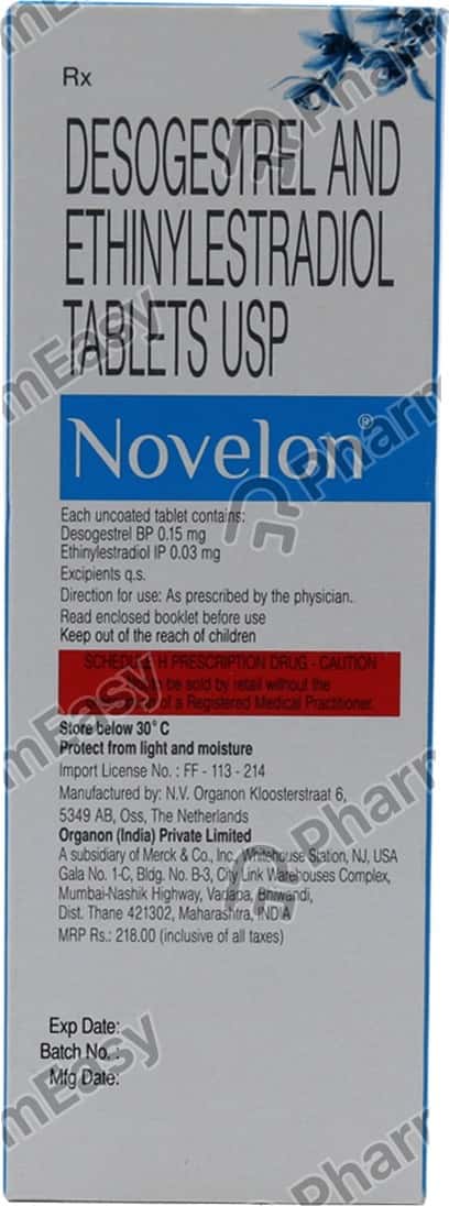 Novelon Strip Of 21 Tablets: Uses, Side Effects, Price, Dosage ...