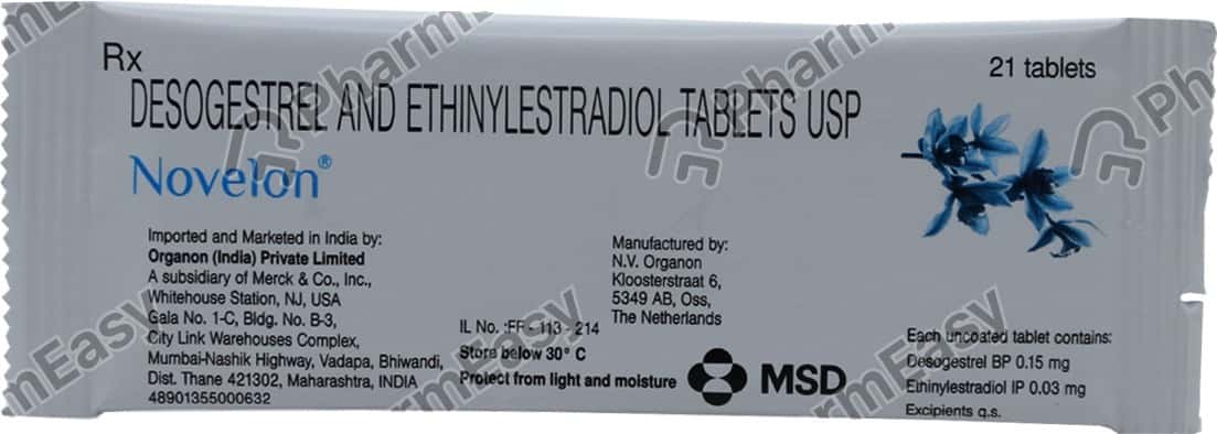 Novelon Strip Of 21 Tablets: Uses, Side Effects, Price, Dosage ...