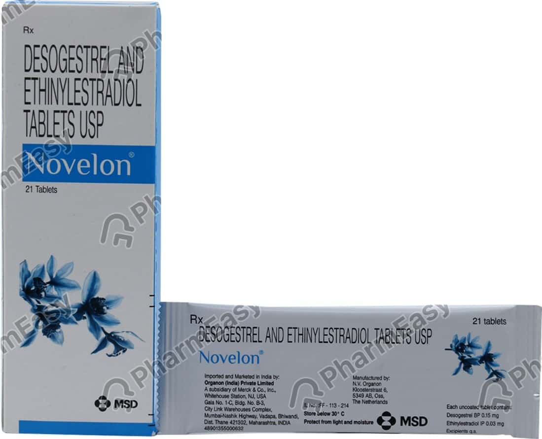 Novelon Strip Of 21 Tablets: Uses, Side Effects, Price, Dosage ...
