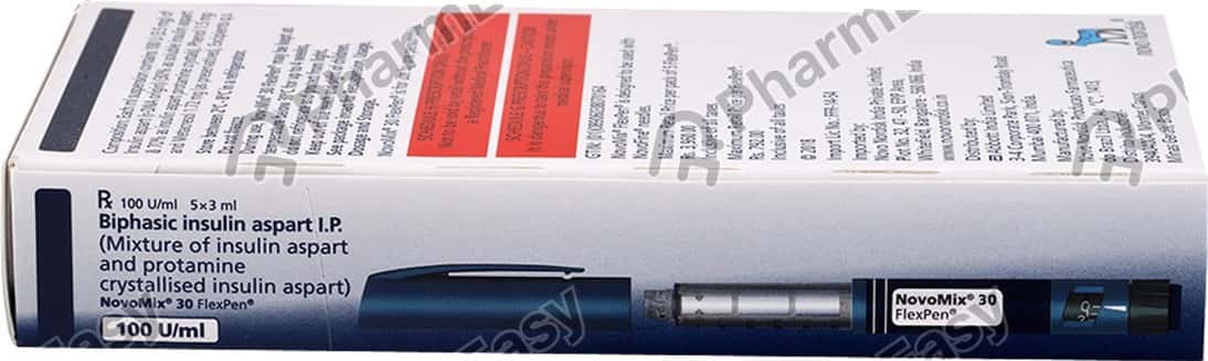 Novomix Flexpen 100 IU/ML Suspension For Injection (3): Uses, Side ...