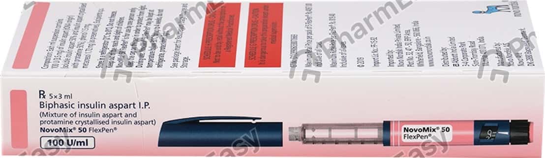 Novomix Flexpen 100 IU/ML Suspension For Injection (3): Uses, Side ...