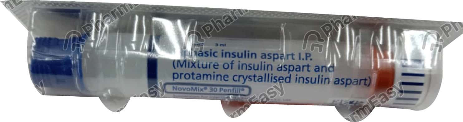 Novomix 30 100IU Penfill Suspension For Injection: Uses, Side-effects ...