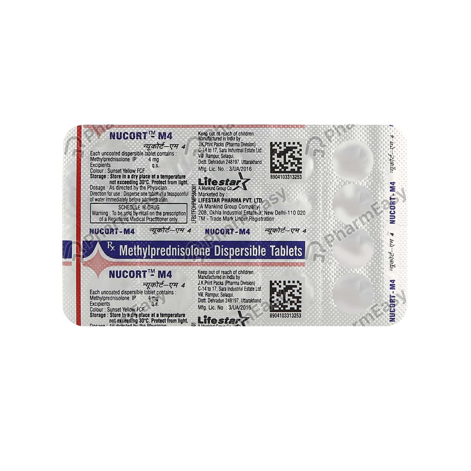 Buy Nucort M 4mg Strip Of 10 Tablets Online at Flat 18% OFF* | PharmEasy