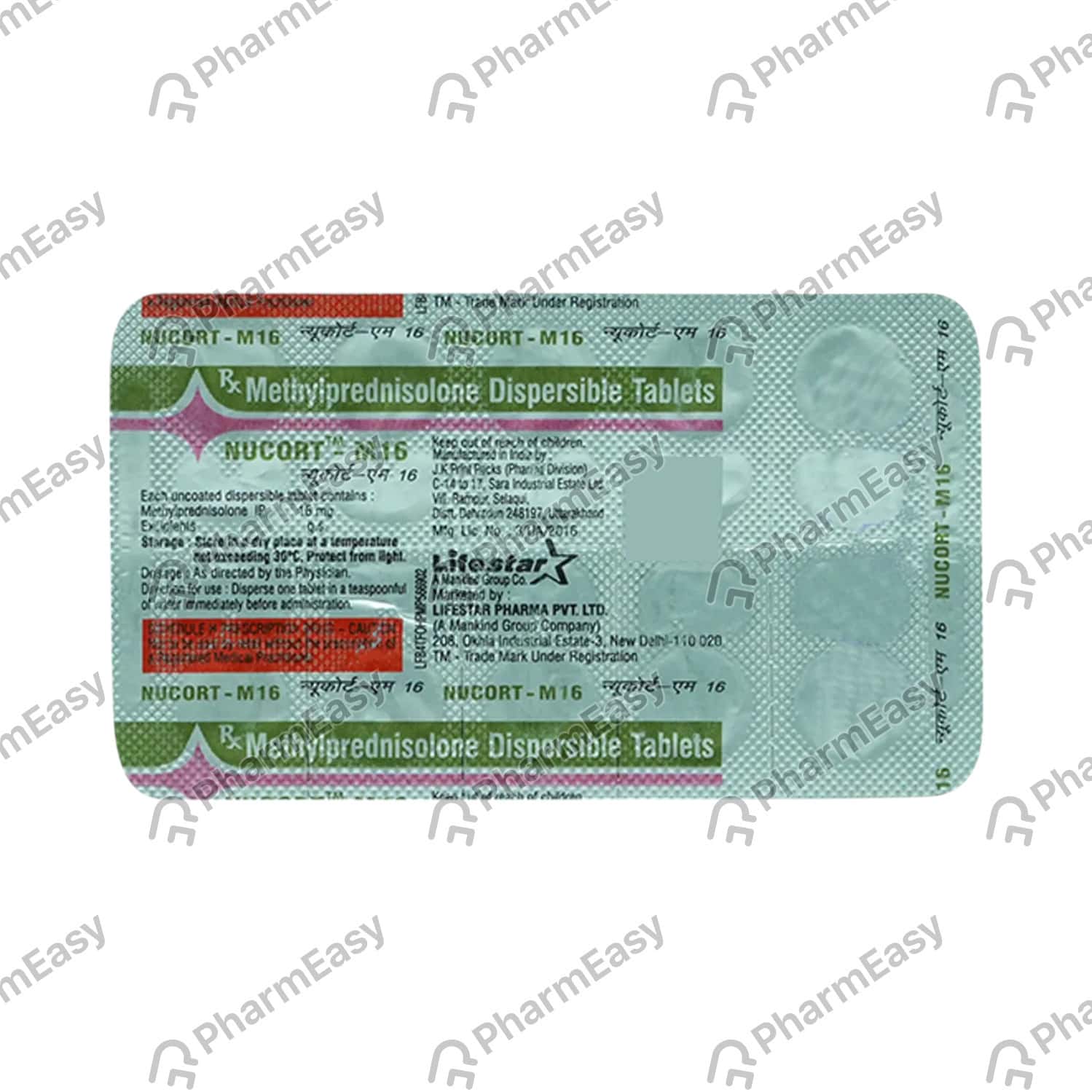 Nucort M Dt 16 MG Tablet (10): Uses, Side Effects, Price & Dosage ...