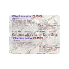 Ocium 500mg Tab - Uses, Side Effects, Dosage, Composition & Price ...