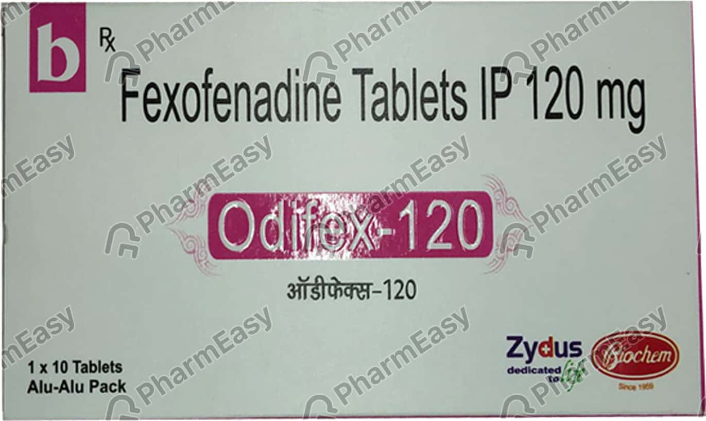 Odifex 120 MG Tablet (10): Uses, Side Effects, Price & Dosage | PharmEasy