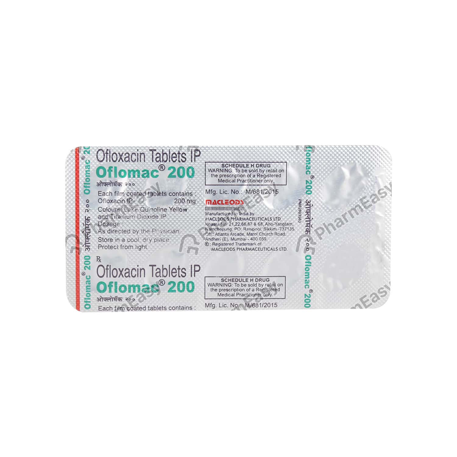Oflomac 200 MG Tablet (10) - Uses, Side Effects, Dosage, Composition & Price | PharmEasy