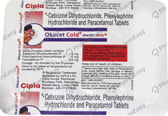 Okacet Cold Tablet: Uses, Side-effects, Price, Dosage & More Info ...