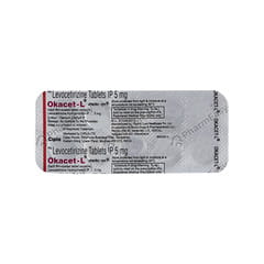 Okacet L 5 MG Tablet (10) - Uses, Side Effects, Dosage, Composition ...