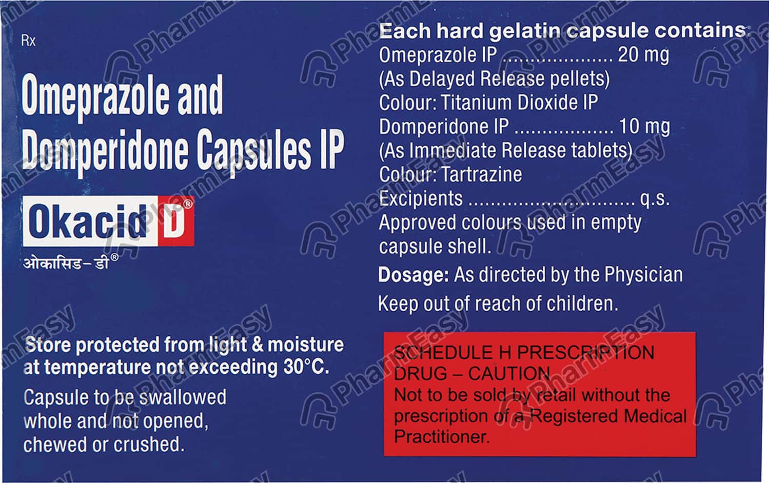 Okacid D Capsule: Uses, Side Effects, Price & Dosage | PharmEasy
