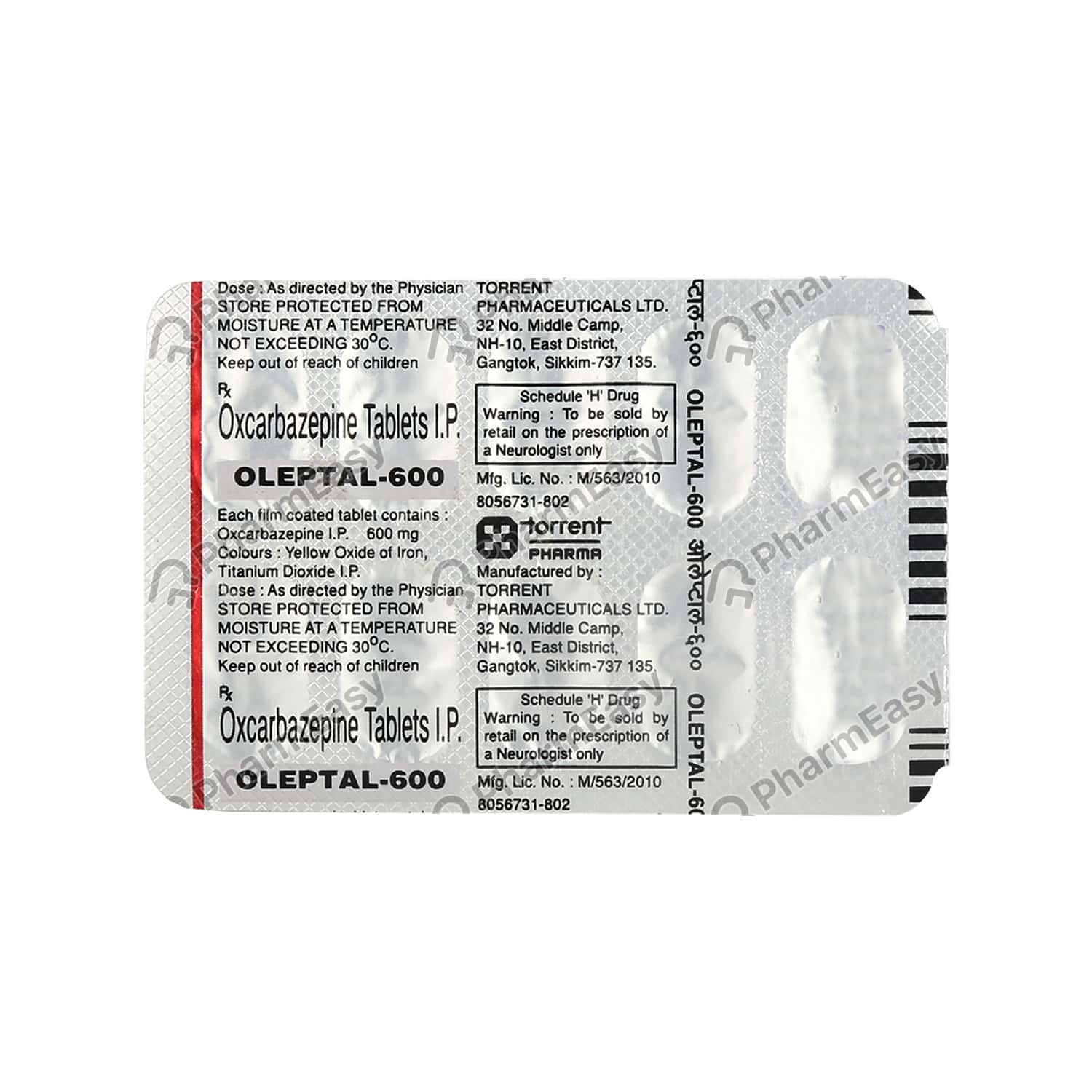 Buy Oleptal 600 MG Tablet (10) Online at Flat 18% OFF* | PharmEasy