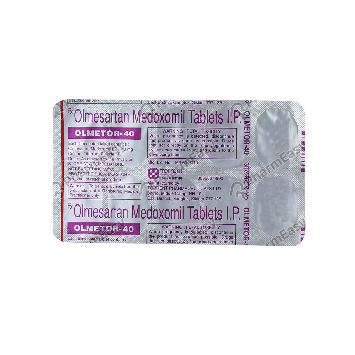 Buy Olmetor 40 MG Tablet (10) Online at Flat 18% OFF* | PharmEasy