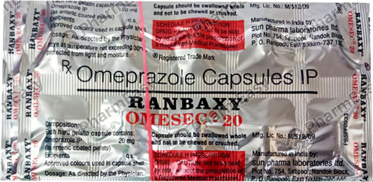 Omesec 20 MG Capsule (10): Uses, Side Effects, Price & Dosage | PharmEasy