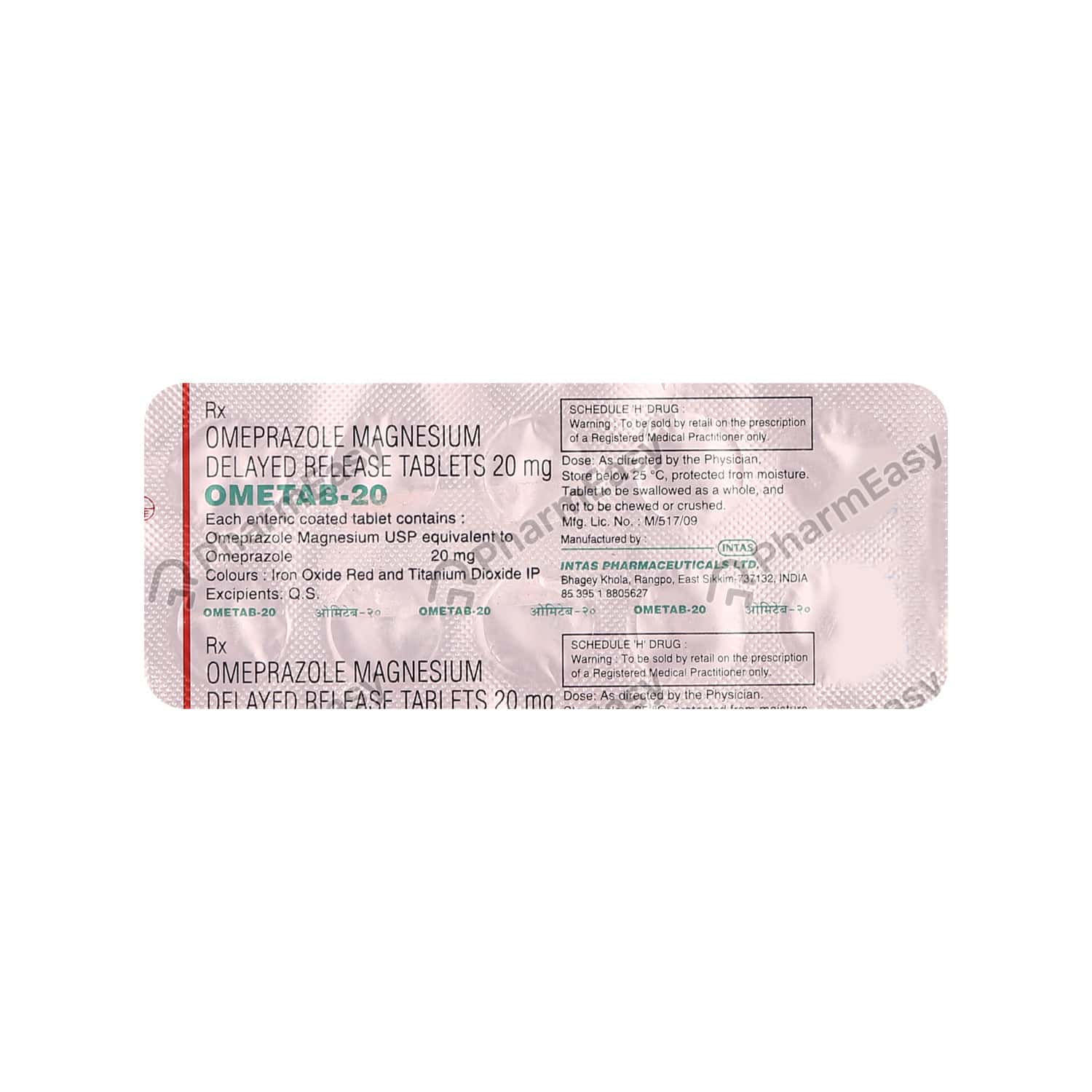 Buy Ometab 20 MG Tablet (10) Online at Flat 18% OFF* | PharmEasy