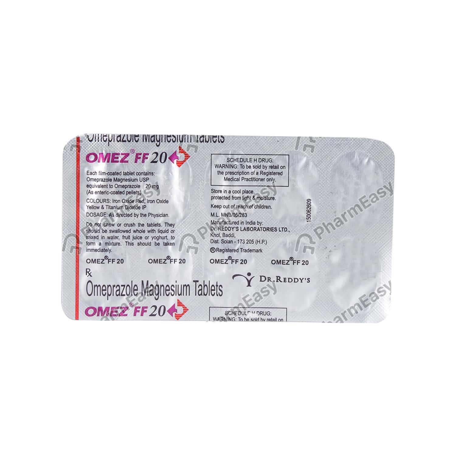 Buy Omez Ff 20 MG Tablet (10) Online at Flat 18% OFF* | PharmEasy
