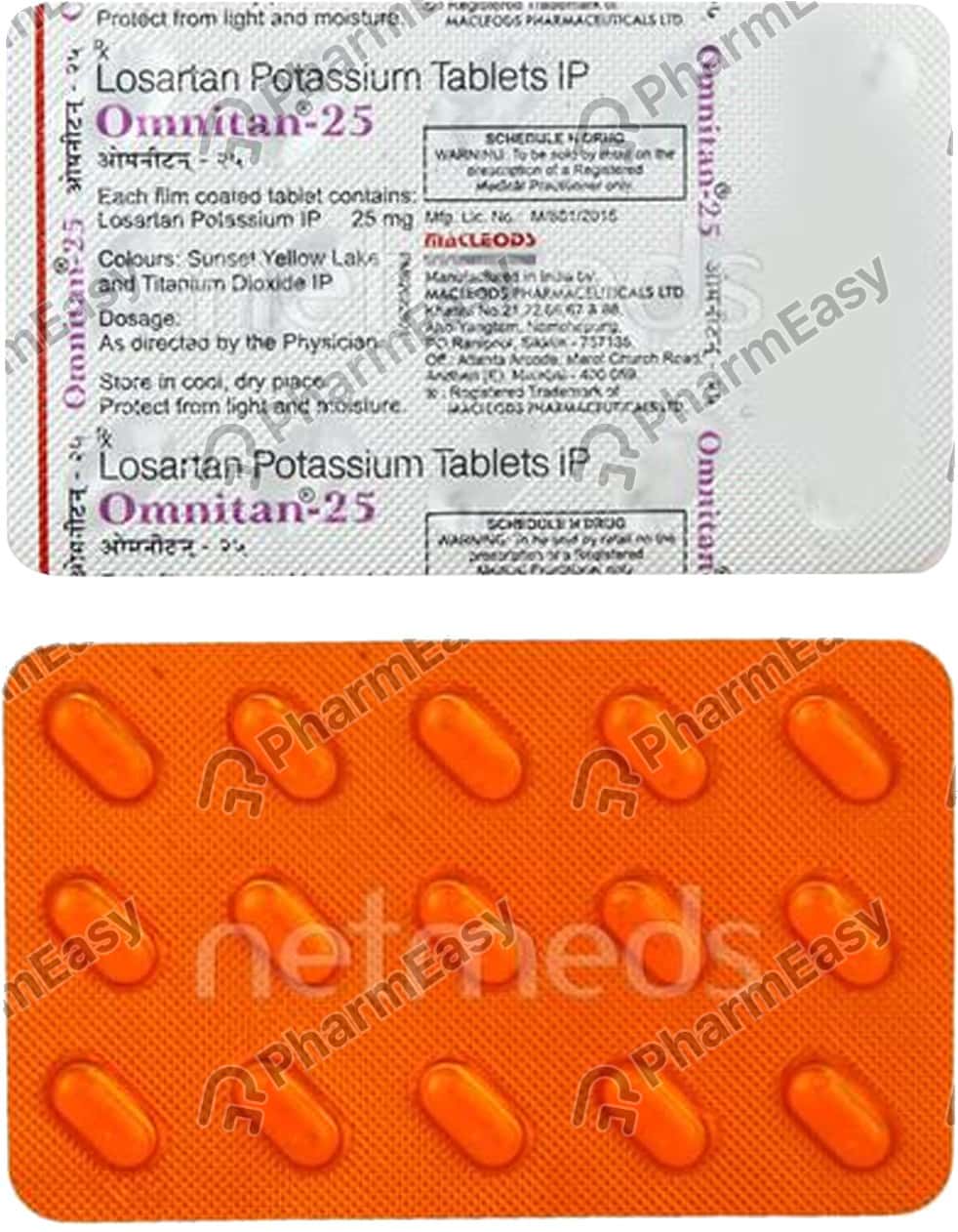 Omnitan 25 MG Tablet (10): Uses, Side Effects, Price & Dosage | PharmEasy