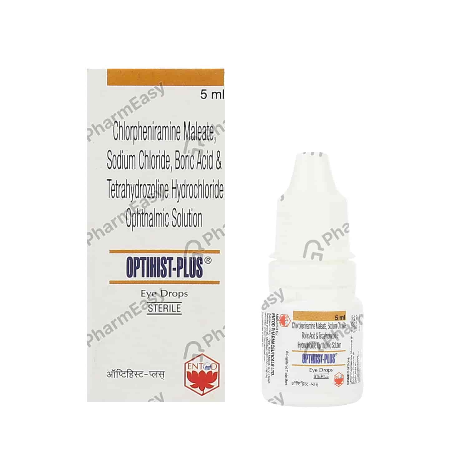 Buy Optihist Plus Eye Drops 5ml Online at Flat 18% OFF* | PharmEasy