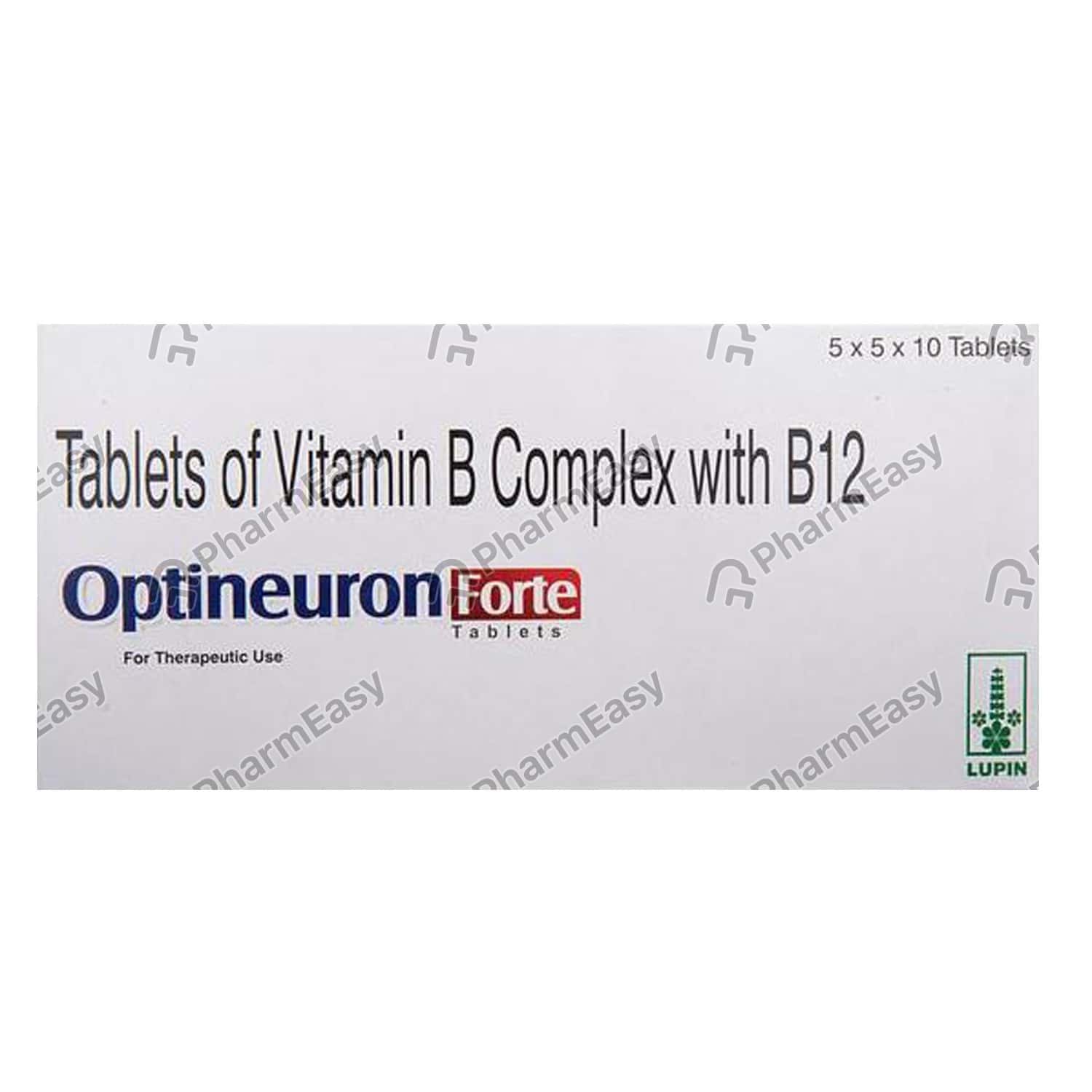 Buy Optineuron Forte Tablet 10'S Online at Flat 18% OFF* | PharmEasy