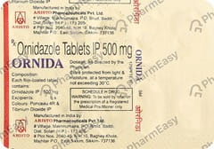 Ornida 500 MG Tablet (10): Uses, Side Effects, Price & Dosage | PharmEasy