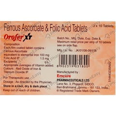 Orofer Xt Tab 10`S - Uses, Side Effects, Dosage, Composition & Price ...