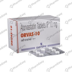 Orvas 10 MG Tablet (10): Uses, Side Effects, Price & Dosage | PharmEasy