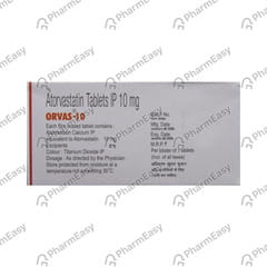 Orvas 10 MG Tablet (10): Uses, Side Effects, Price & Dosage | PharmEasy