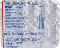 Osil Capsule: Uses, Side Effects, Price, Dosage & More Info - PharmEasy