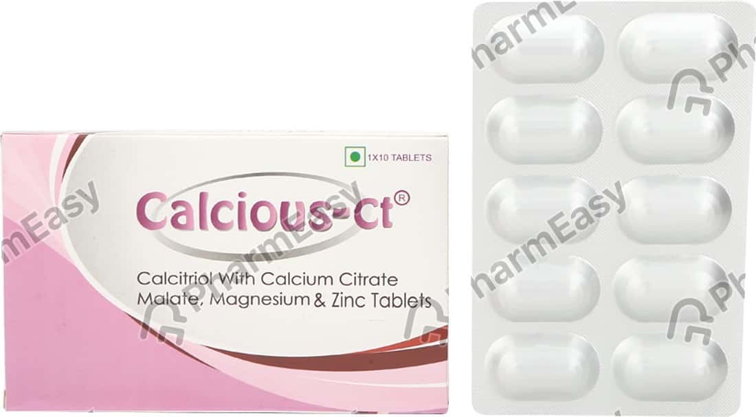 Buy Calcious Ct Strip Of 10 Tablets Online at Flat 15% OFF | PharmEasy