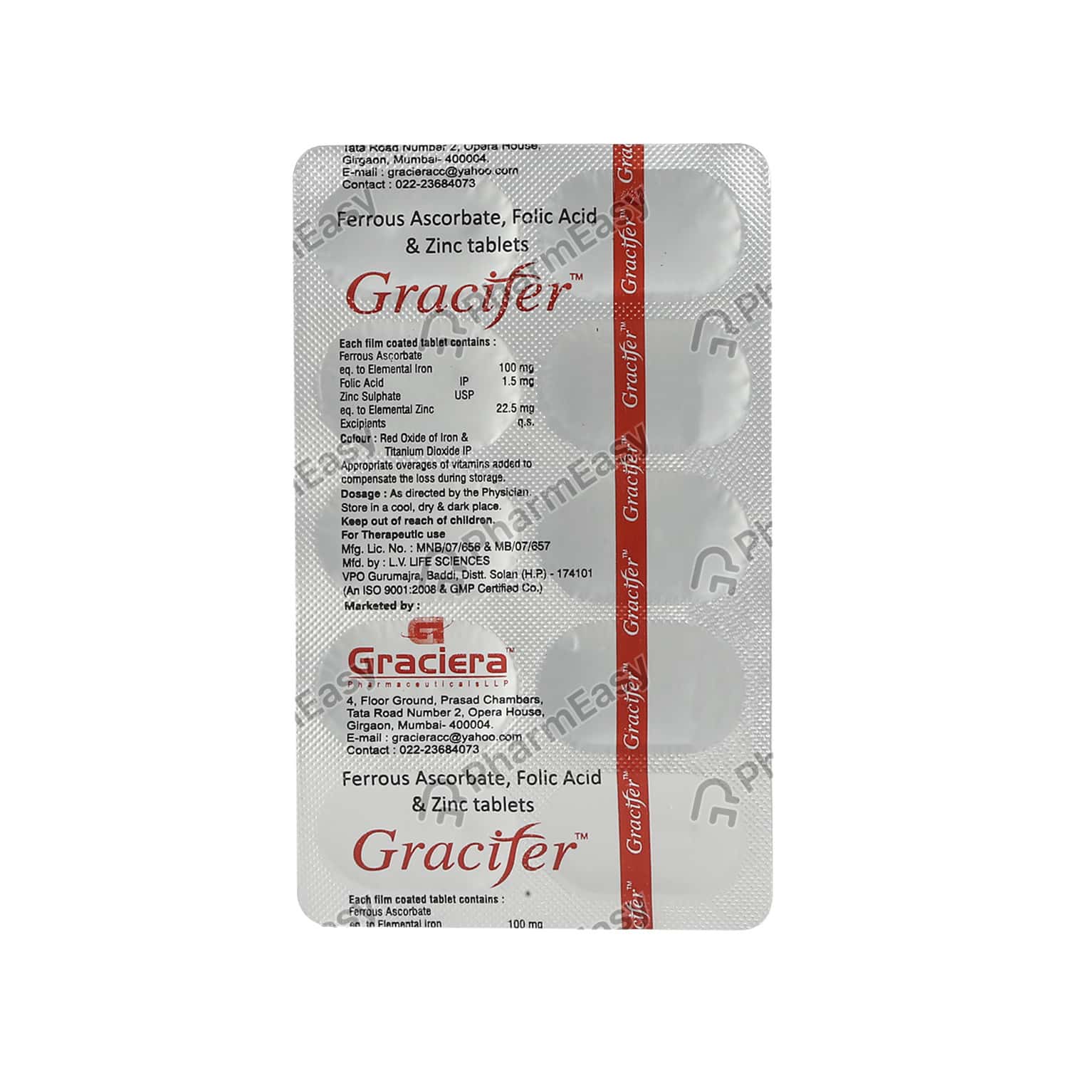 Gracifer Tablet - Uses, Side Effects, Dosage, Composition & Price ...