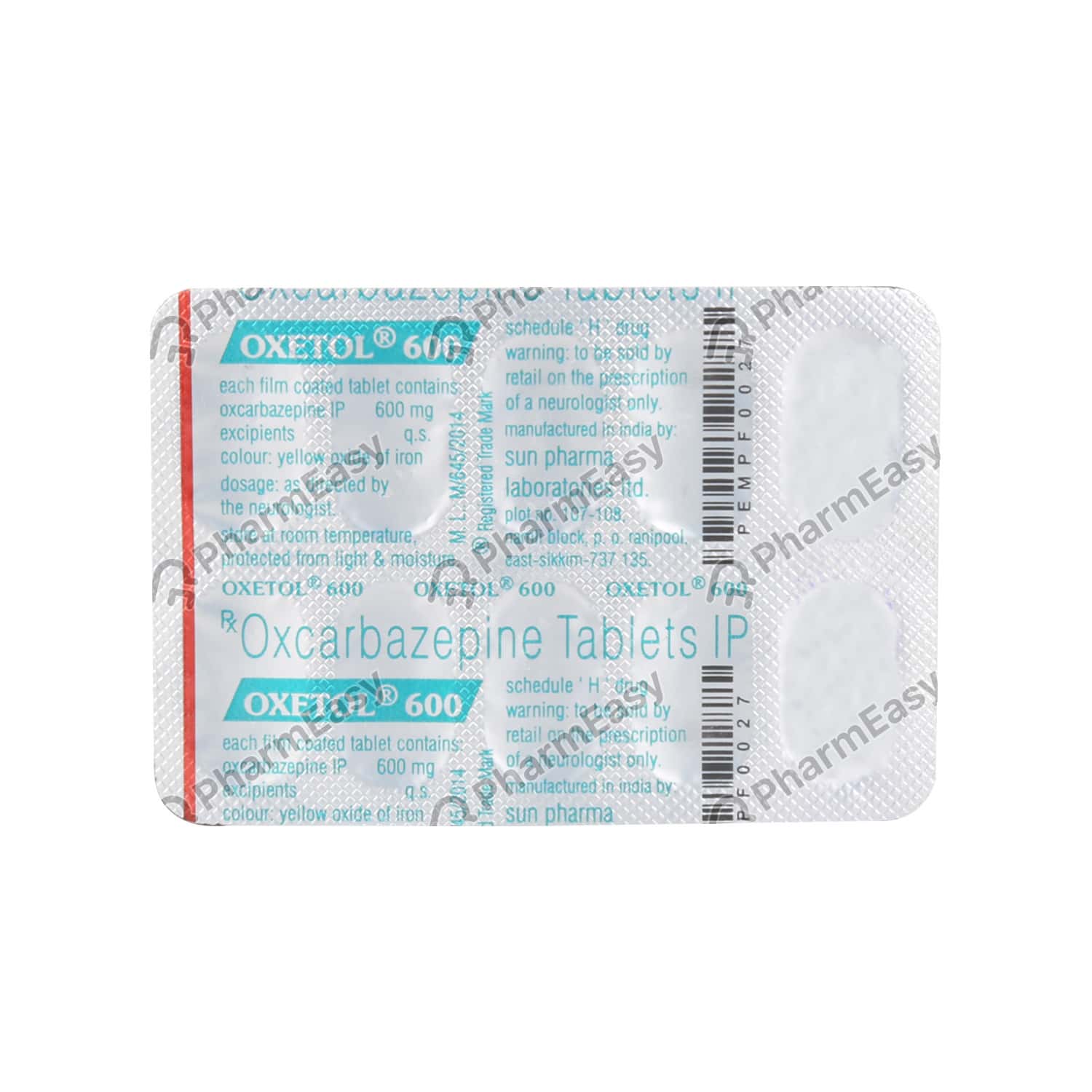 Buy Oxetol 600 MG Tablet (10) Online at Flat 18% OFF* | PharmEasy