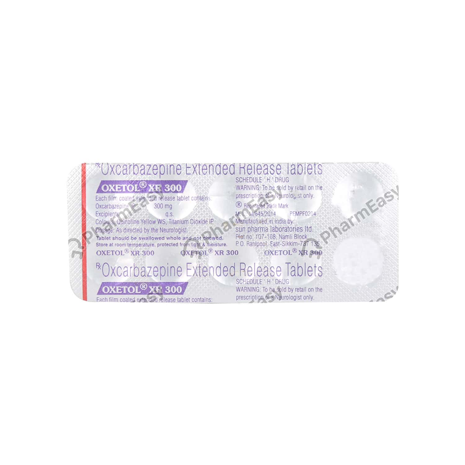 Oxetol Xr 300 MG Tablet (10) - Uses, Side Effects, Dosage, Composition ...
