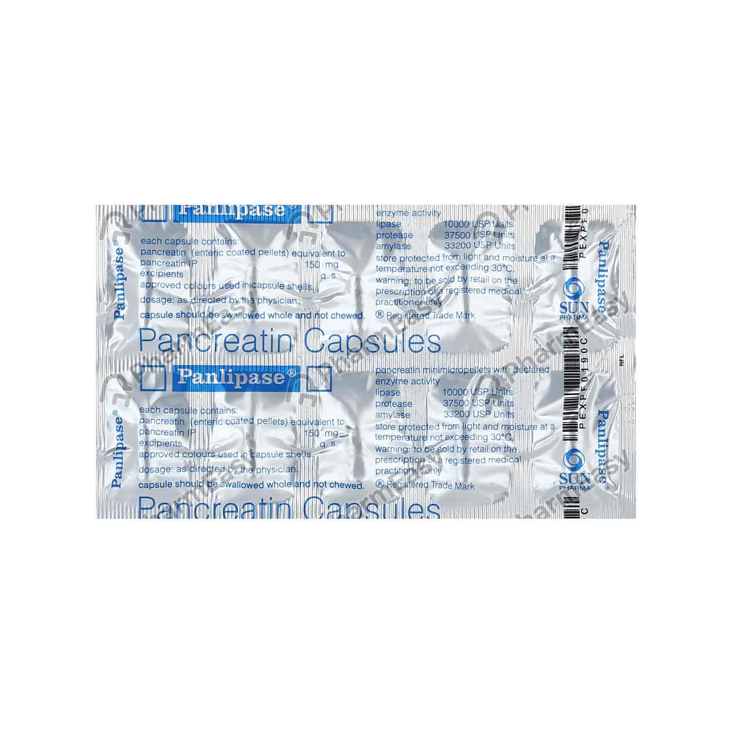 Buy Panlipase Strip Of 10 Capsules Online at flat 15% off | PharmEasy
