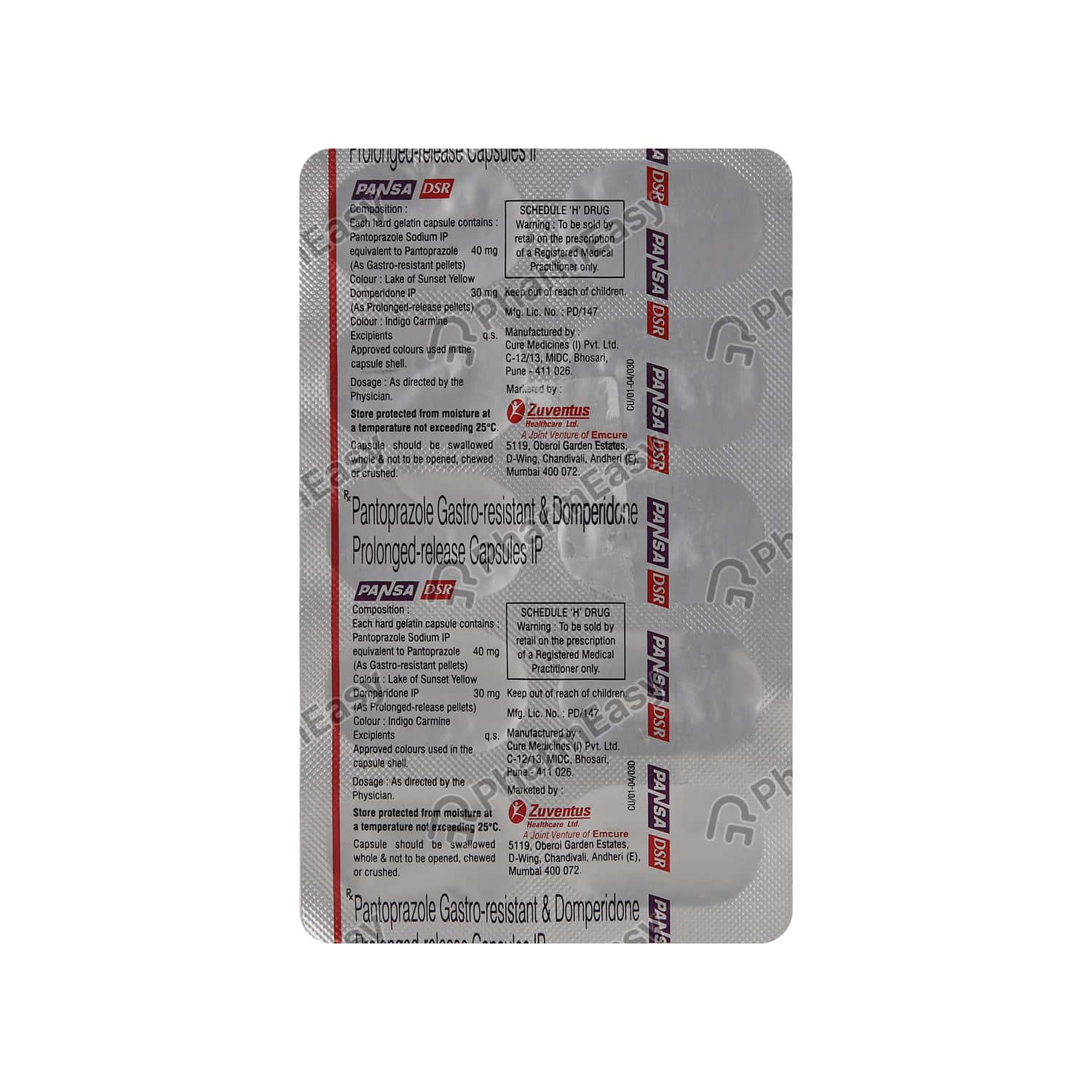 Pansa Dsr Capsule - Uses, Side Effects, Dosage, Composition & Price ...