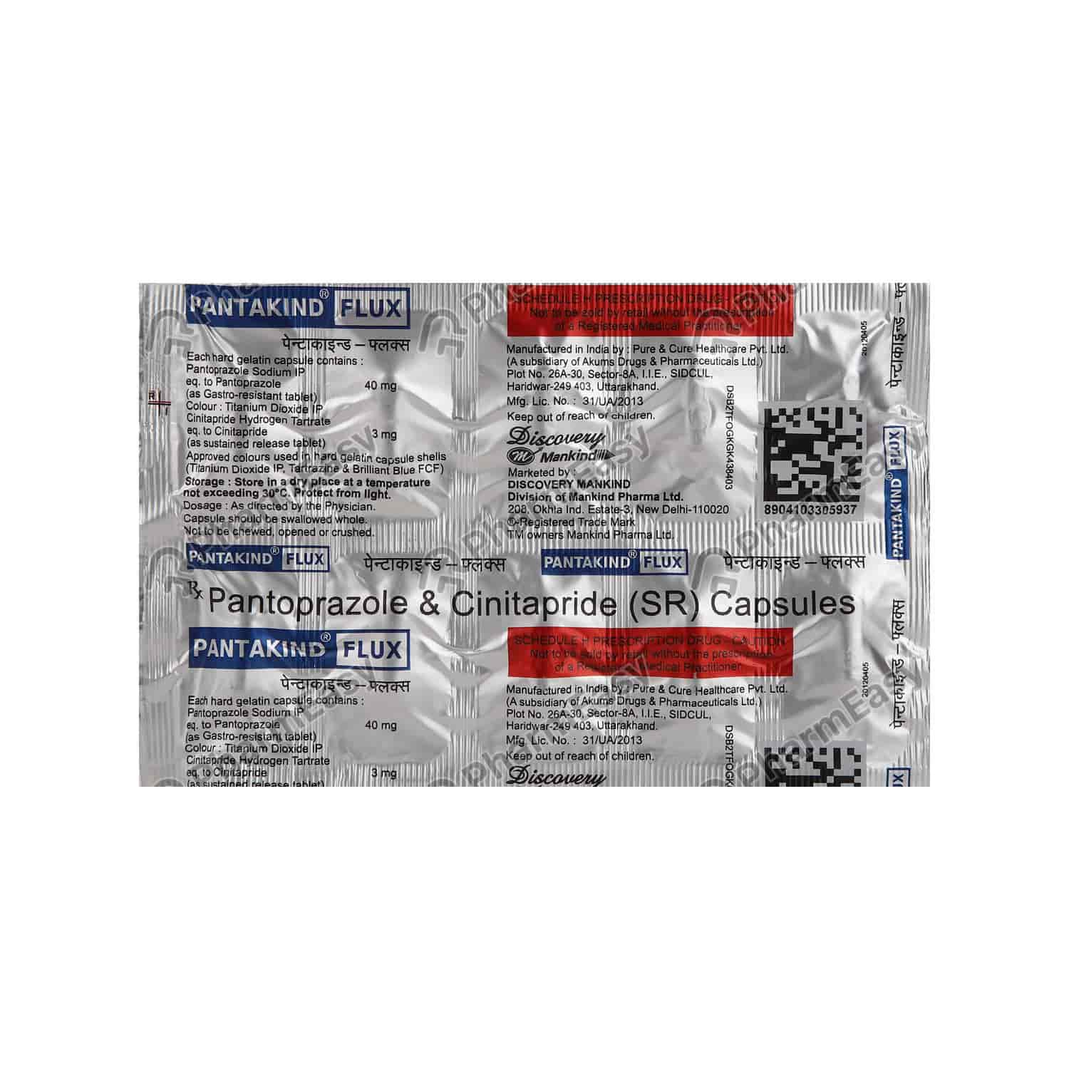 Buy Pantakind Flux Capsule Online at Flat 18% OFF* | PharmEasy