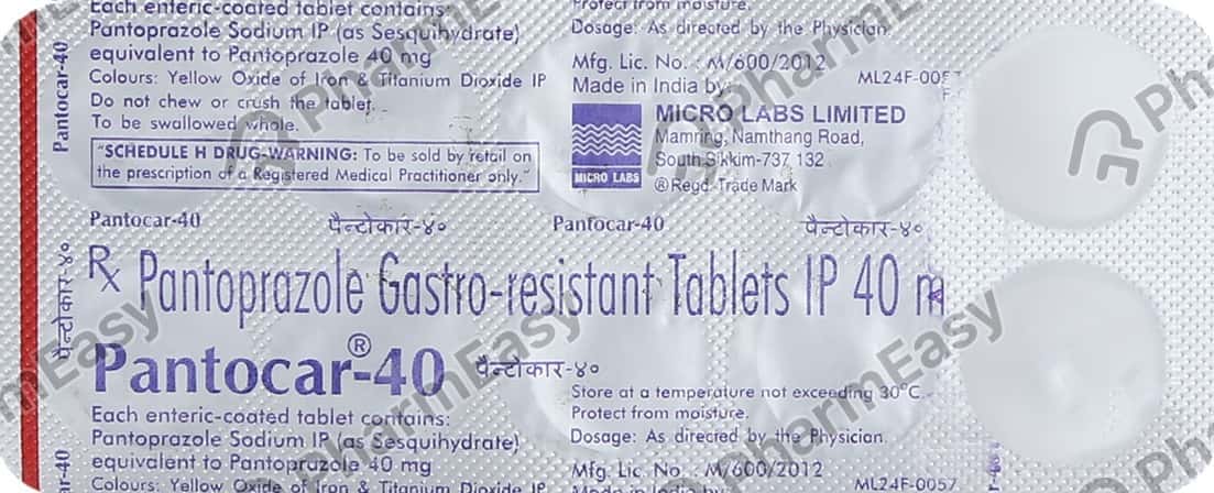 Pantodex 40 MG Tablet (15): Uses, Side Effects, Price & Dosage | PharmEasy