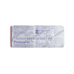 Pantocar 40 MG Tablet (10) - Uses, Side Effects, Dosage, Composition ...