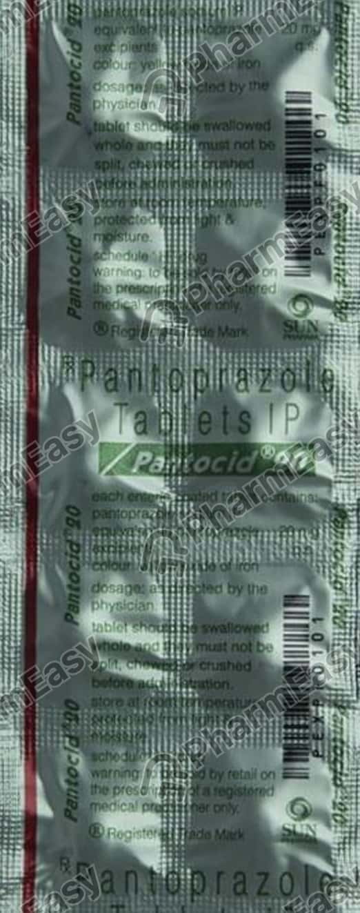 Pantocid 20 MG Tablet (10): Uses, Side Effects, Price, Dosage ...