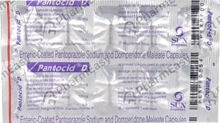 Pantocid D Strip Of 10 Capsules: Uses, Side Effects, Price & Dosage ...