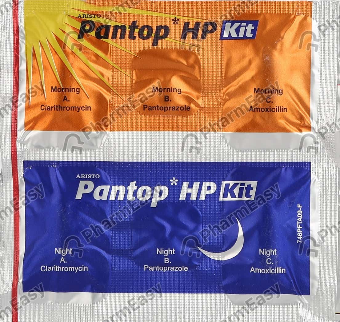 Pantop Hp Strip Of 6 Tablet Combikit: Uses, Side Effects, Price & Dosage | PharmEasy
