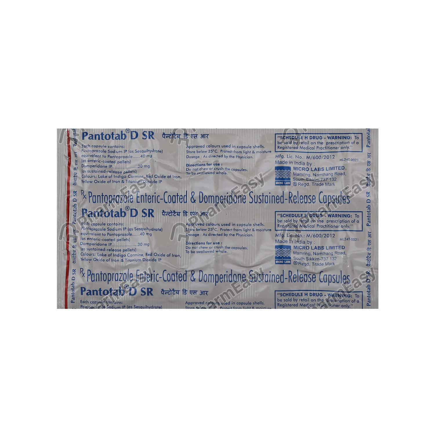 Pantotab Dsr Cap - Uses, Side Effects, Dosage, Composition & Price ...