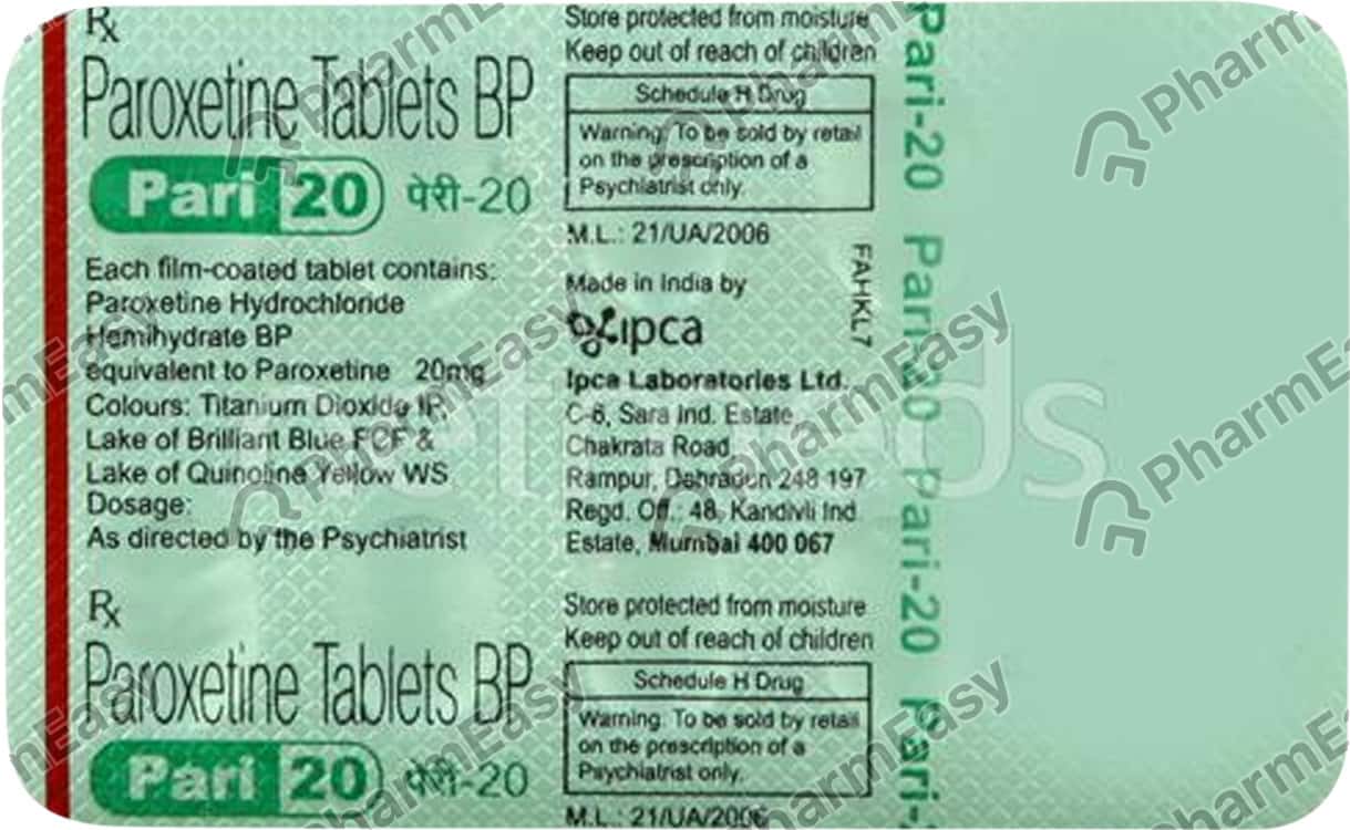 Buy Pari 20 MG Tablet (10) Online at Flat 15% OFF | PharmEasy