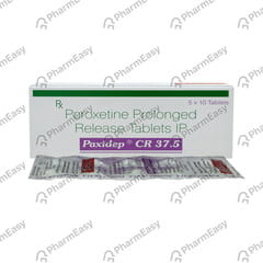 Paxidep Cr 37.5 MG Tablet (10): Uses, Side Effects, Price & Dosage ...