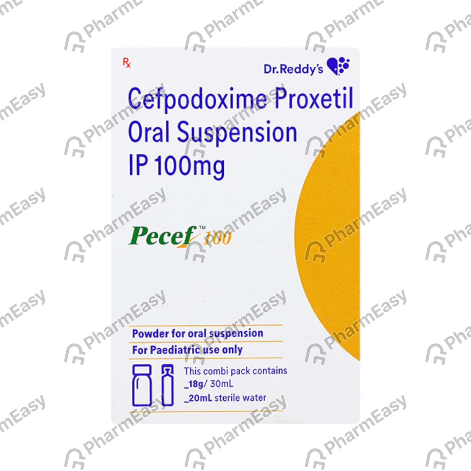 Pecef 100 MG Dry Suspension (30): Uses, Side Effects, Price & Dosage ...