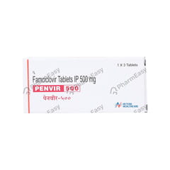 Penvir 500 MG Tablet (3) - Uses, Side Effects, Dosage, Composition ...